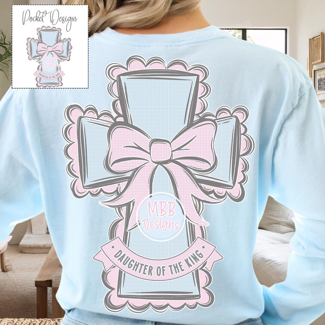 Daughter of the King PNG, Preppy Cross Png, Jesus PNG, Religious Png ...