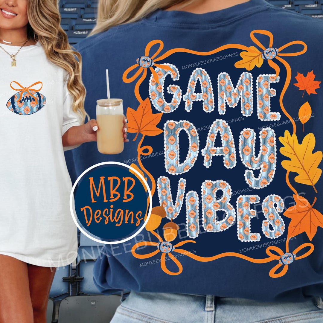 Preppy Football Digital Download, Game Day PNG, Football Lace Design ...