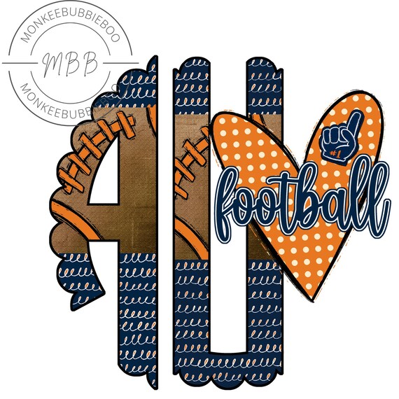 Game Day PNG Cute Football PNG Scalloped Football Png - Etsy