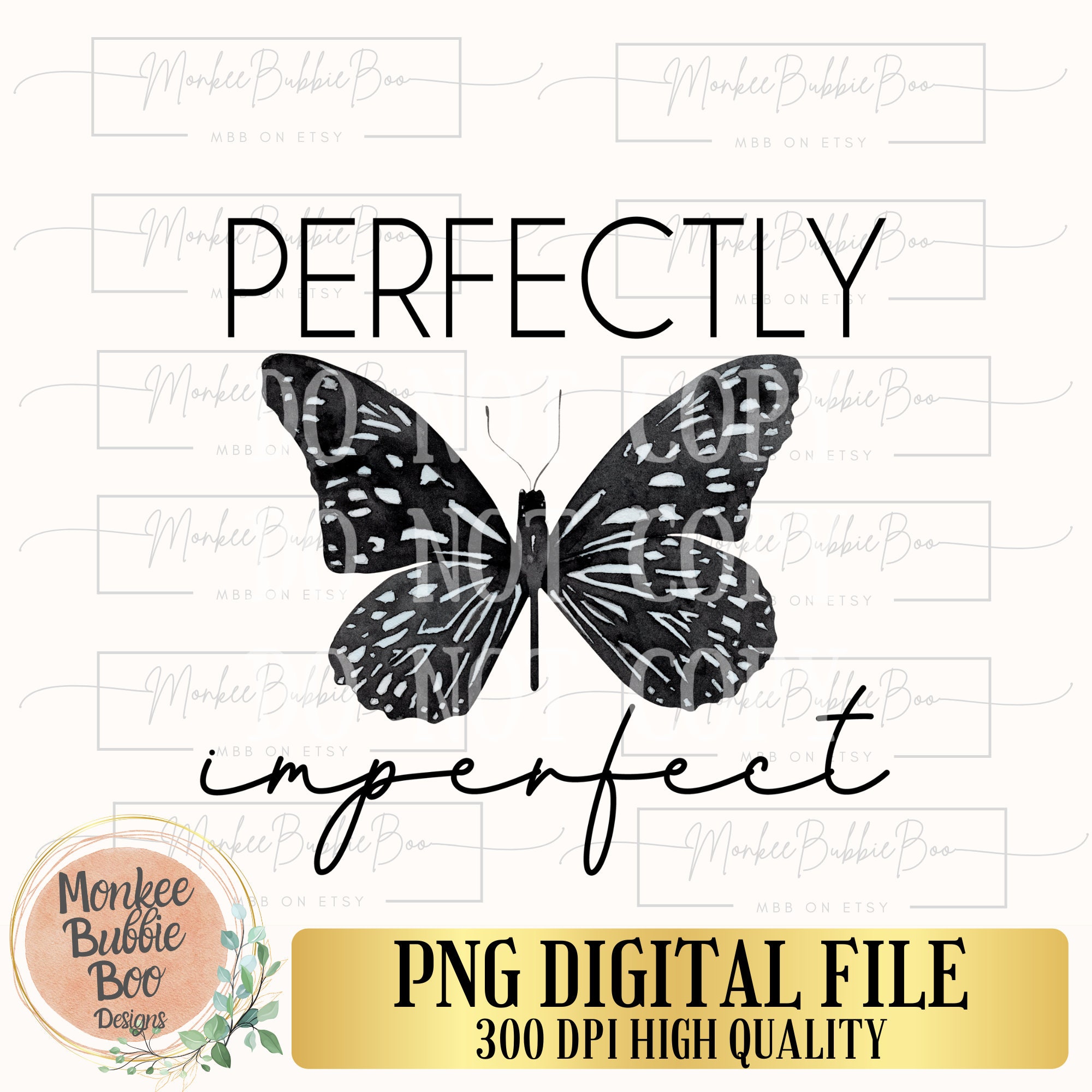 Perfectly Imperfect PNG, Self Love Png, Inspirational Sublimation, This ...