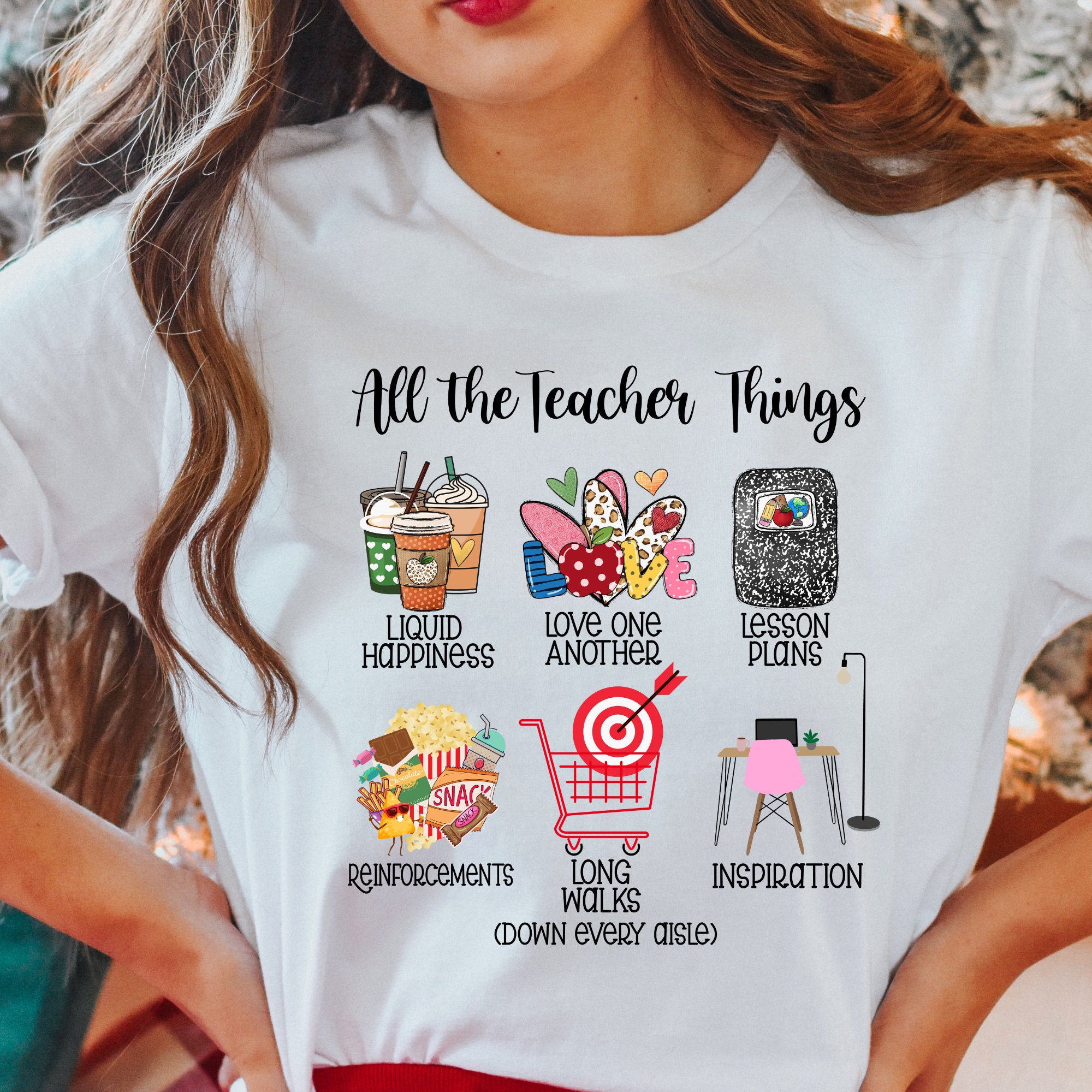 All the Teacher Things PNG Teacher Pngs Teacher Sublimation - Etsy