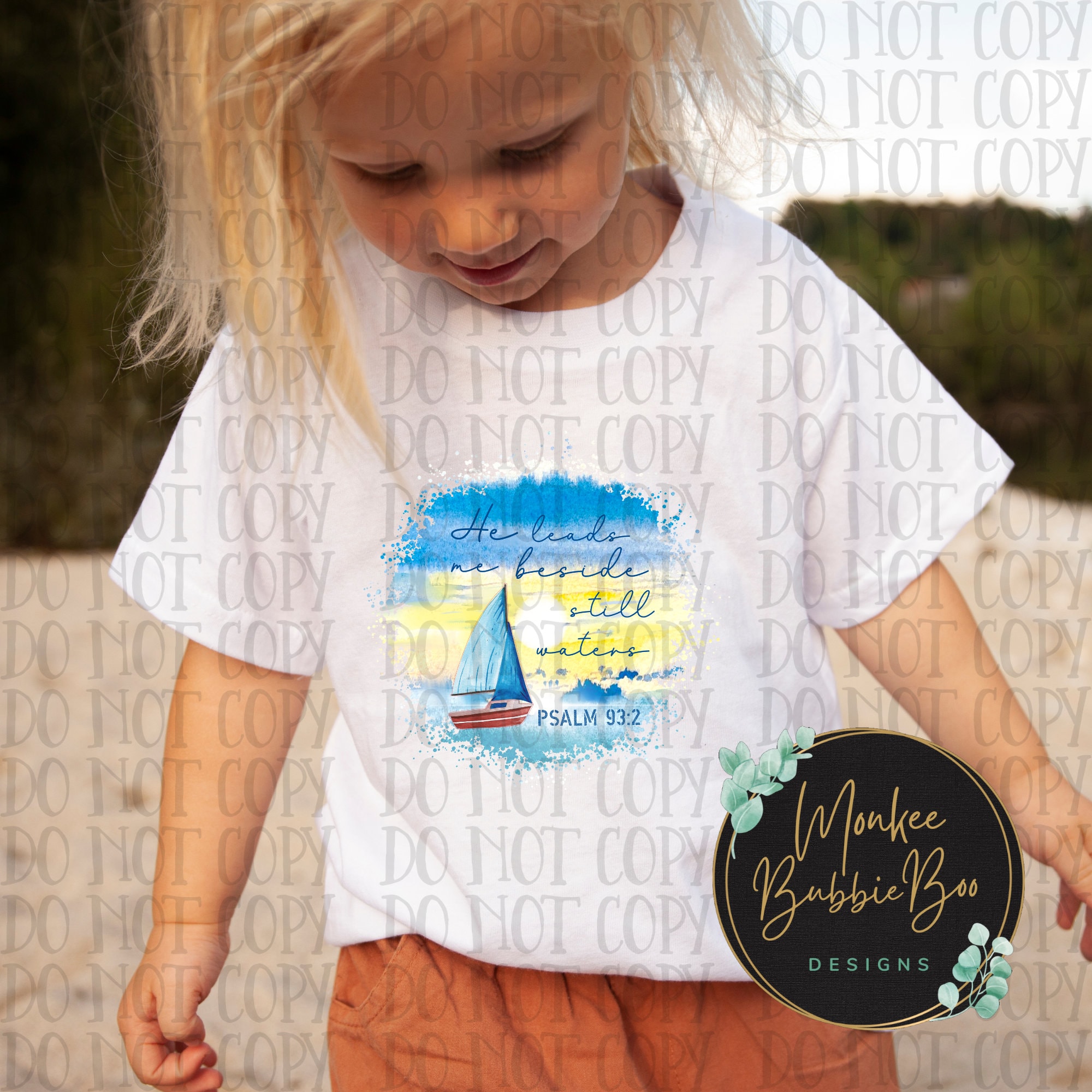 He Leads Me Beside Still Waters PNG, Bible Verse PNG, Sailing PNG ...