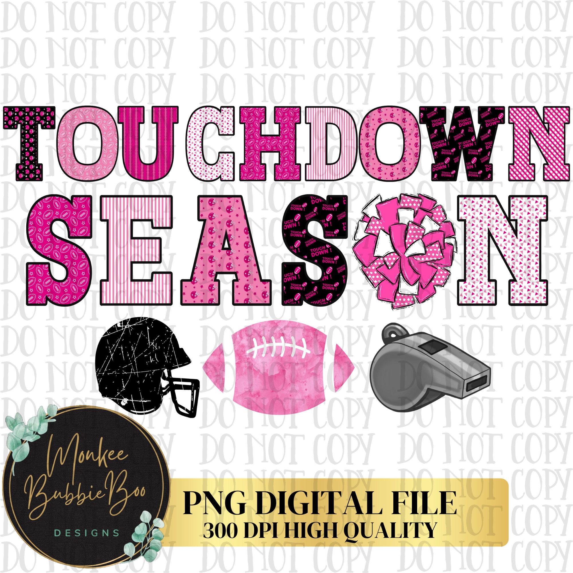 Touchdown Season PNG, Game Day PNG, Cute Football PNG, Football Png ...