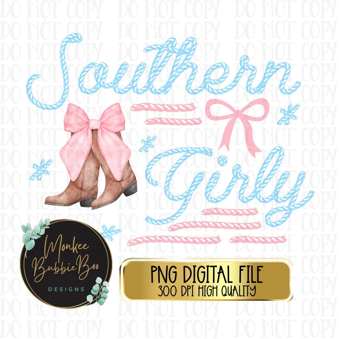 Southern Girly Png, Coquette, Pink Bow, Cowgirl, Southern Girl ...