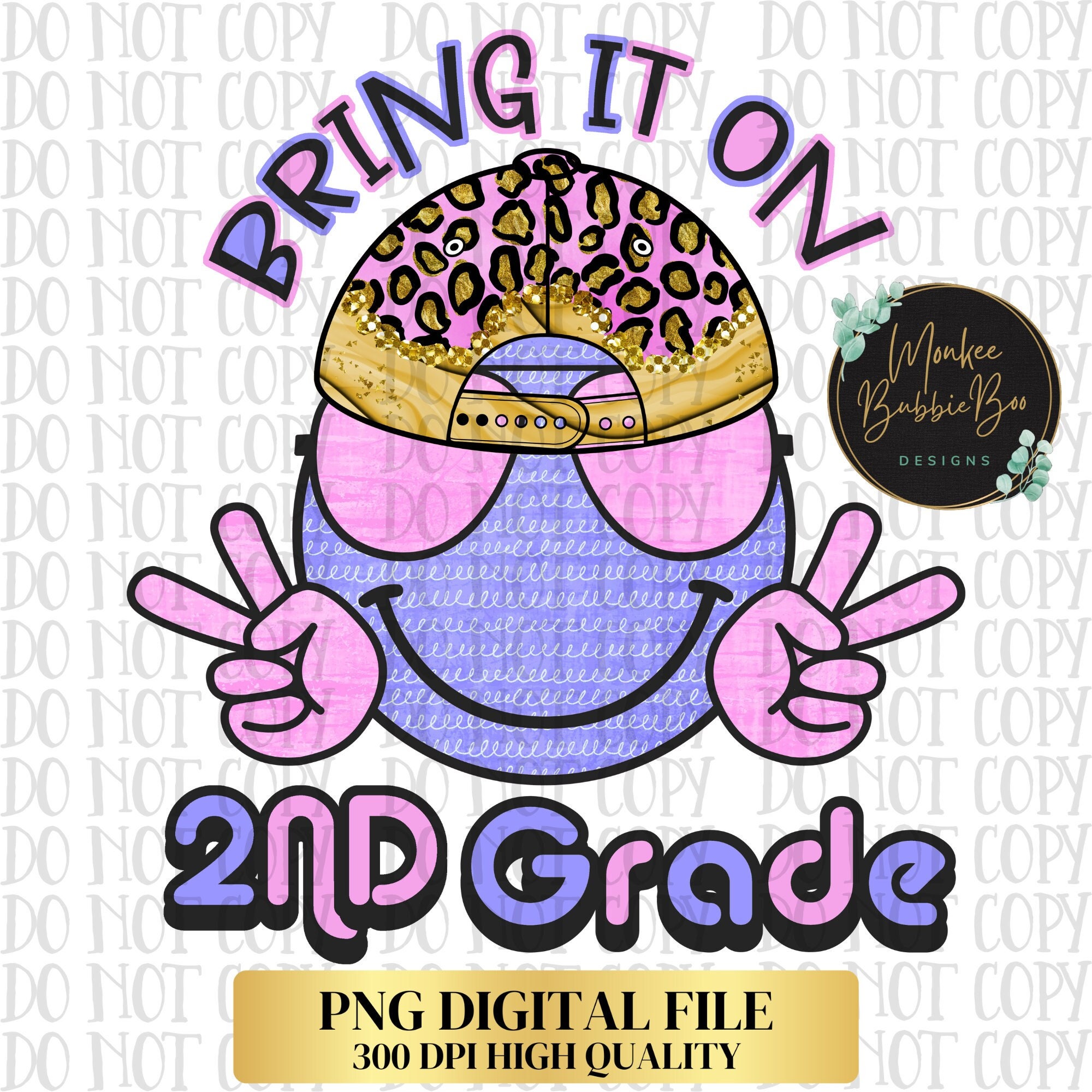 2nd Grade PNG, School Sublimation Design, School Png, Back to School ...