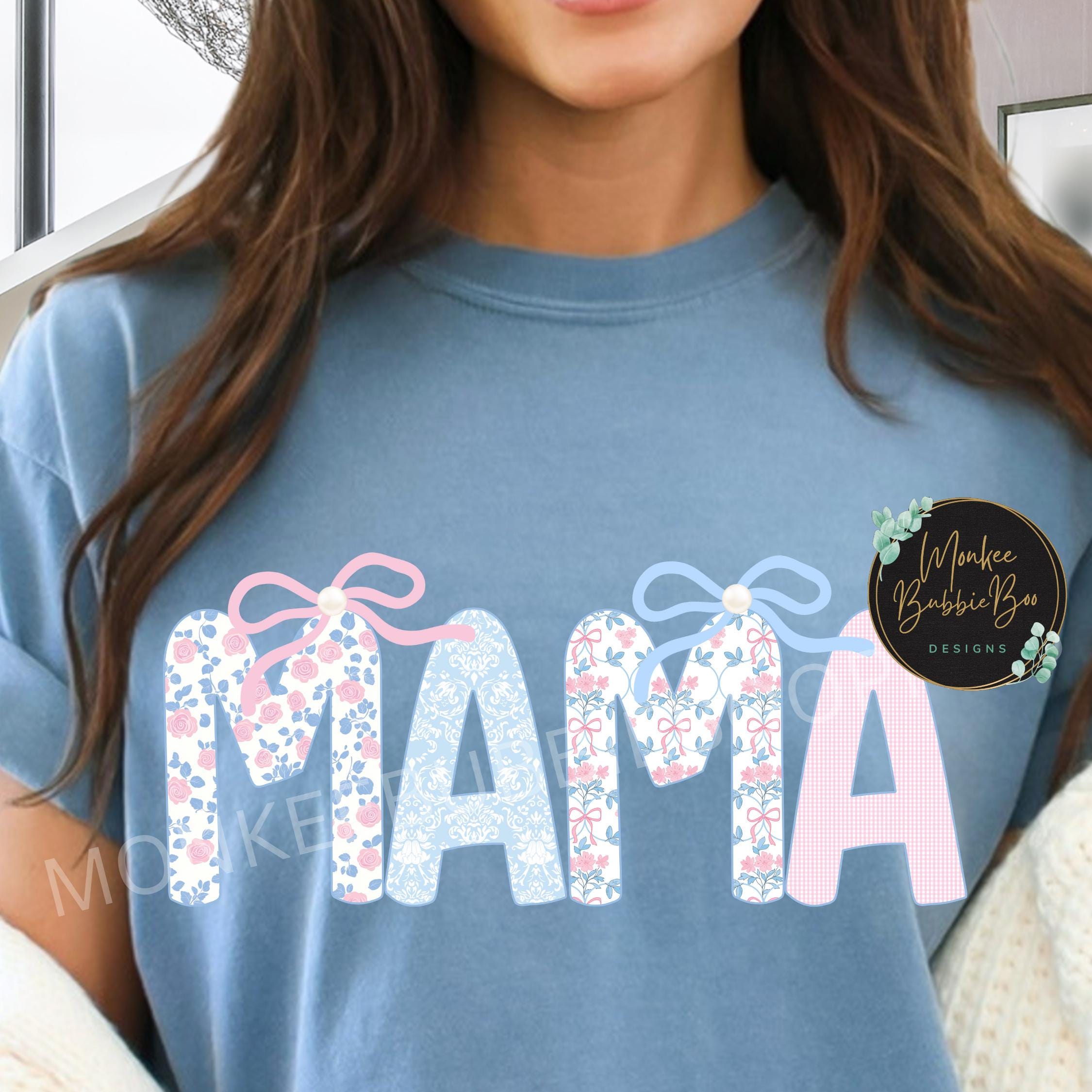 Preppy Grandmillennial Alphabet Set PNG • Preppy Floral Alpha ...