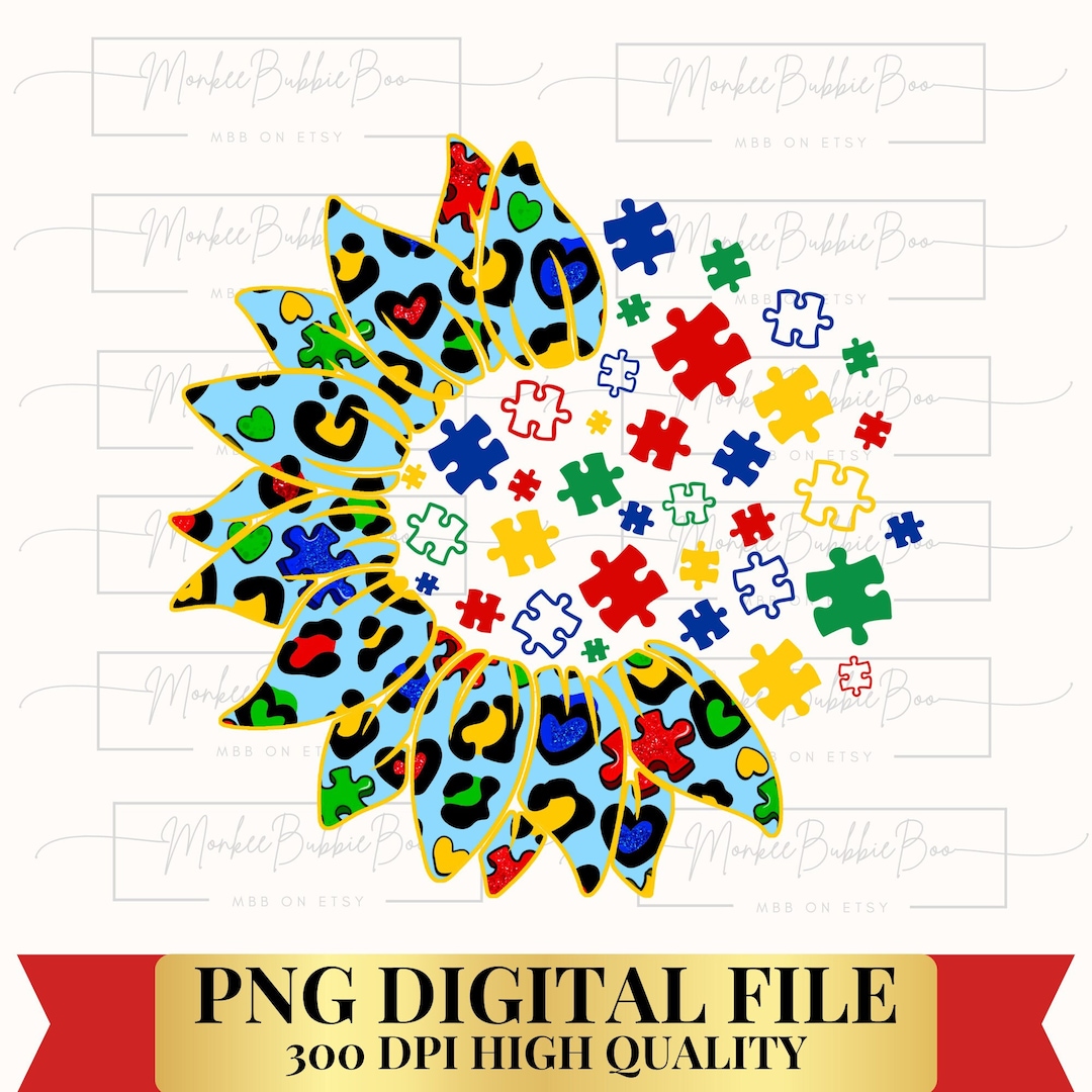 Autism Awareness PNG, Autism Png, Autism Sublimation Design, Autism ...