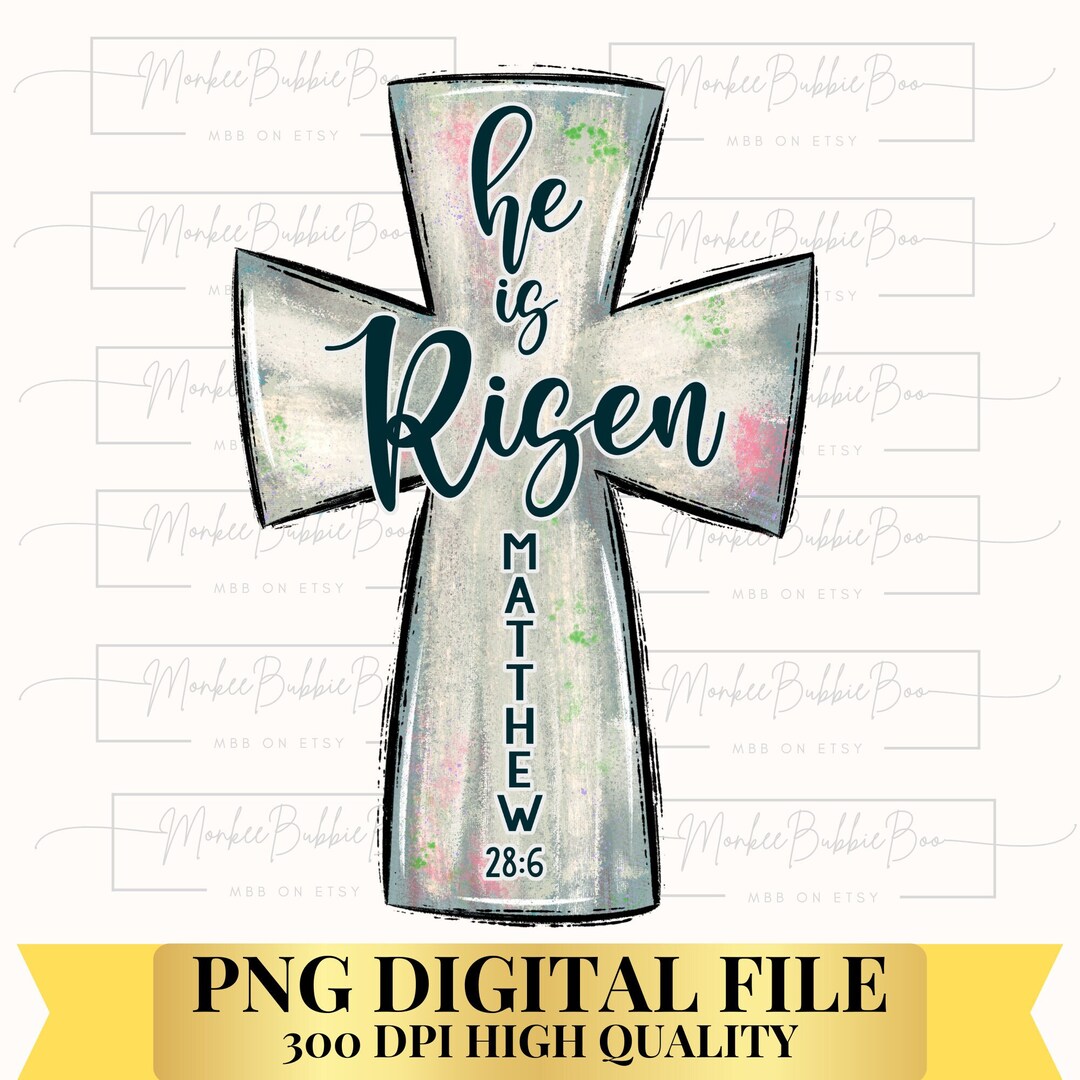 He is Risen PNG, Christian Png, Cross Pngs, Easter Png, Cute Christian ...