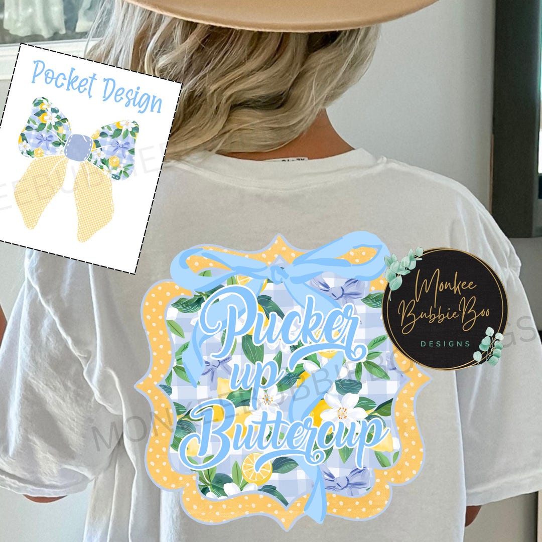Pucker up Buttercup Png, Preppy Southern PNG, Southern Png, Preppy ...
