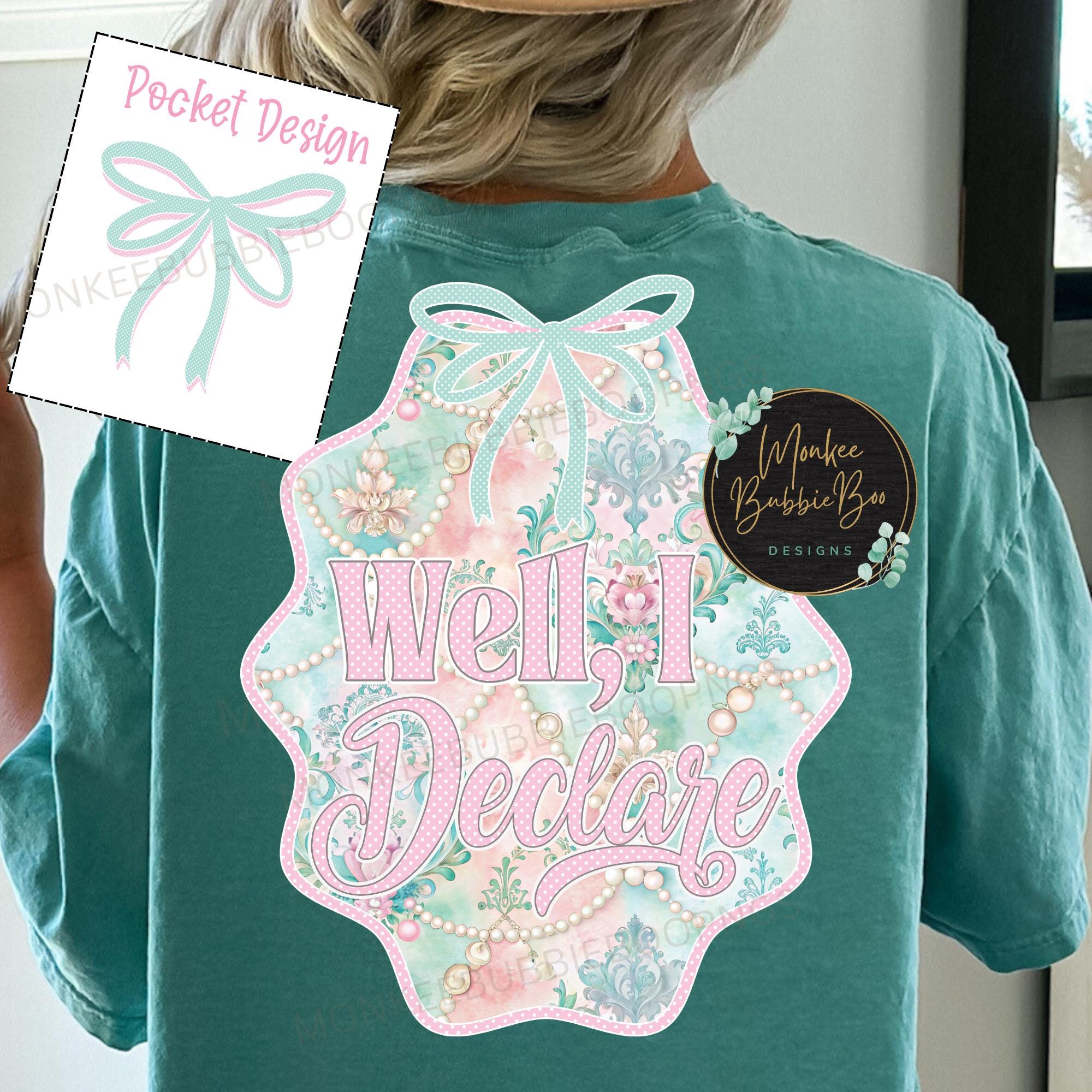 Preppy Southern PNG, Well I Declare Png, Southern Png, Preppy, Southern ...