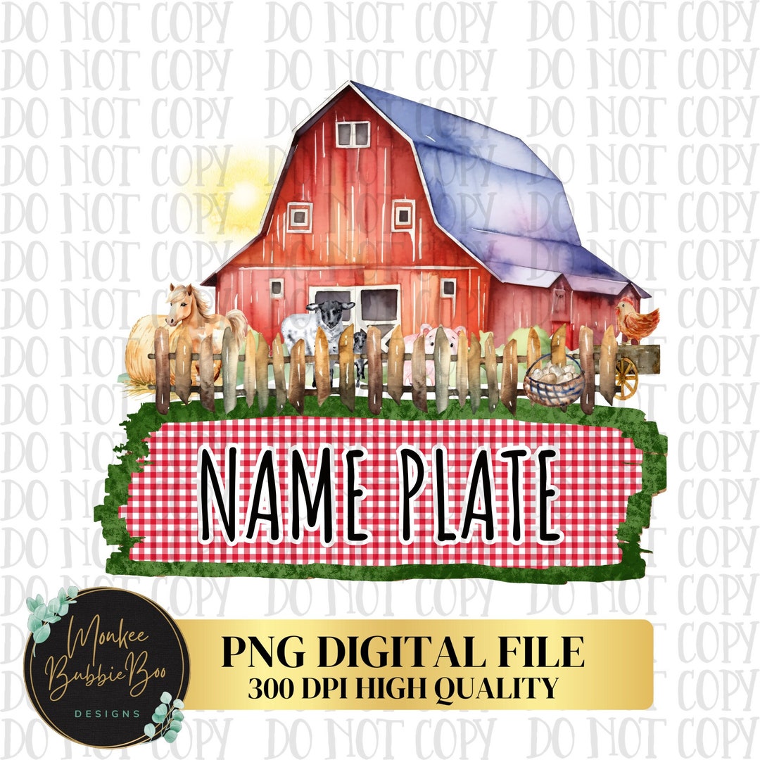 Farm Name Plate Png, Boy Sublimation, Tractor Png, Country, Little Boy ...