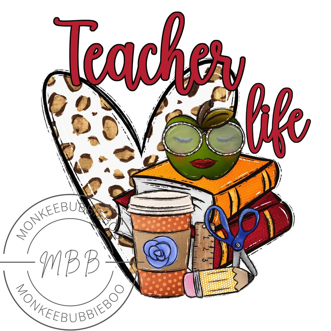 All the Teacher Things PNG, Teacher Pngs, Teacher Sublimation, School ...