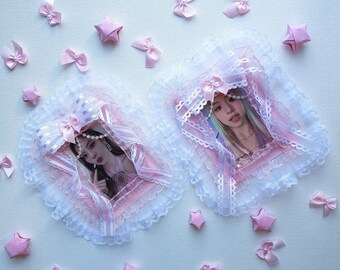 Blackpink Black Pink Lace Toploader Deco - Etsy