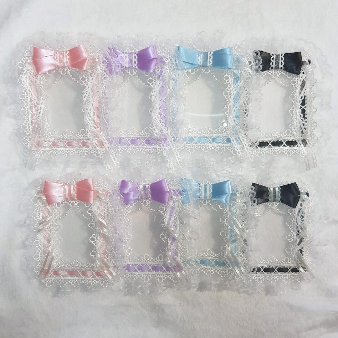 Fairytale || Light Blue Pink Purple Black Lace Toploader Deco - Etsy