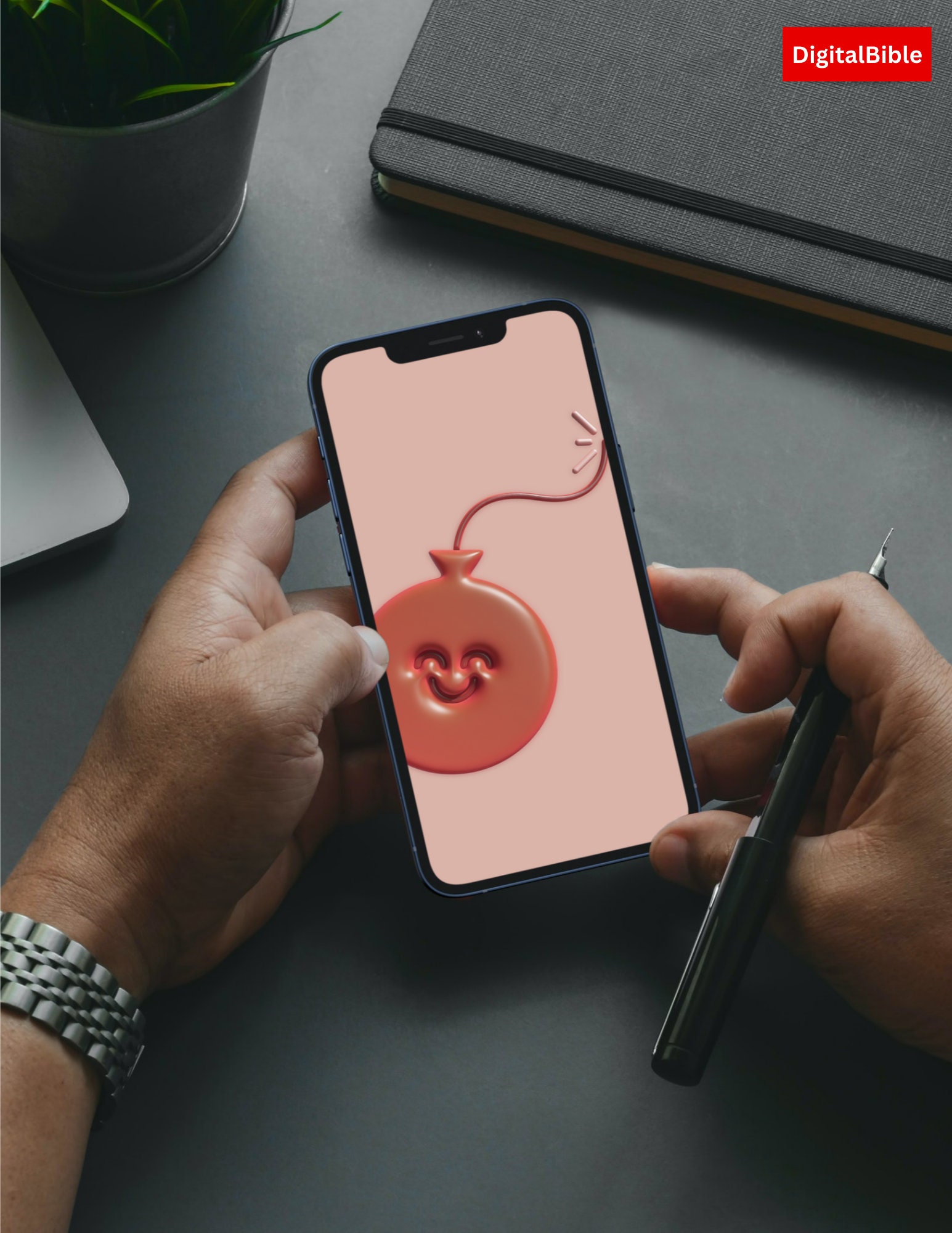 Smiley Bomb | Phone Background | Digital Art | Digital Background ...