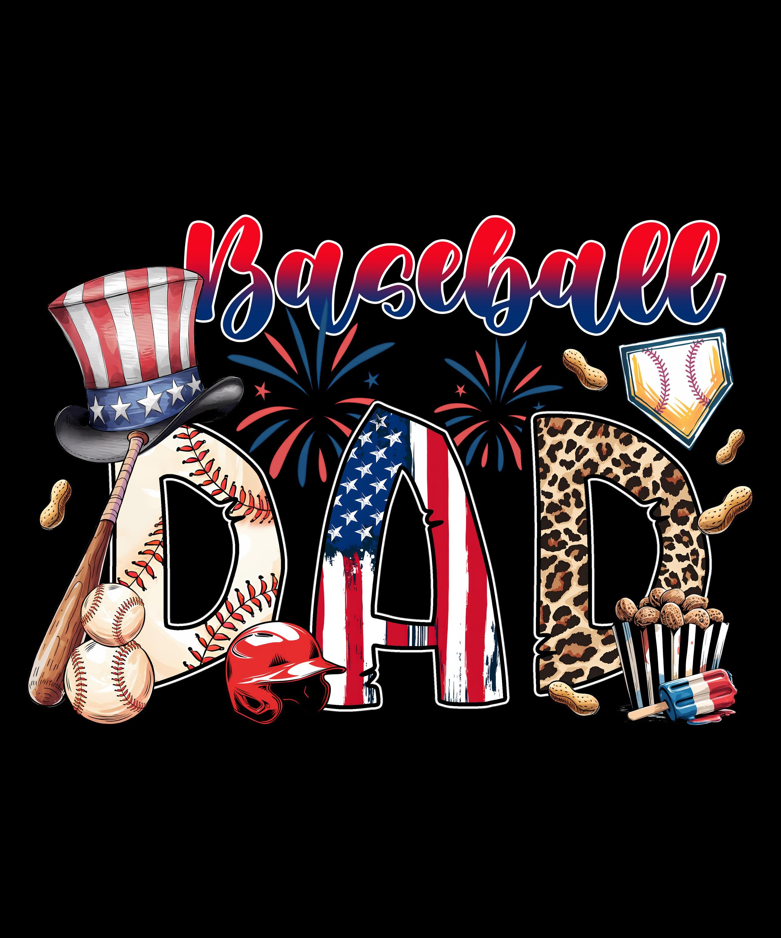 Baseball Dad Png - 5 Designs - Etsy