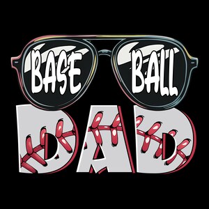 Baseball Dad Png - 5 Designs - Etsy