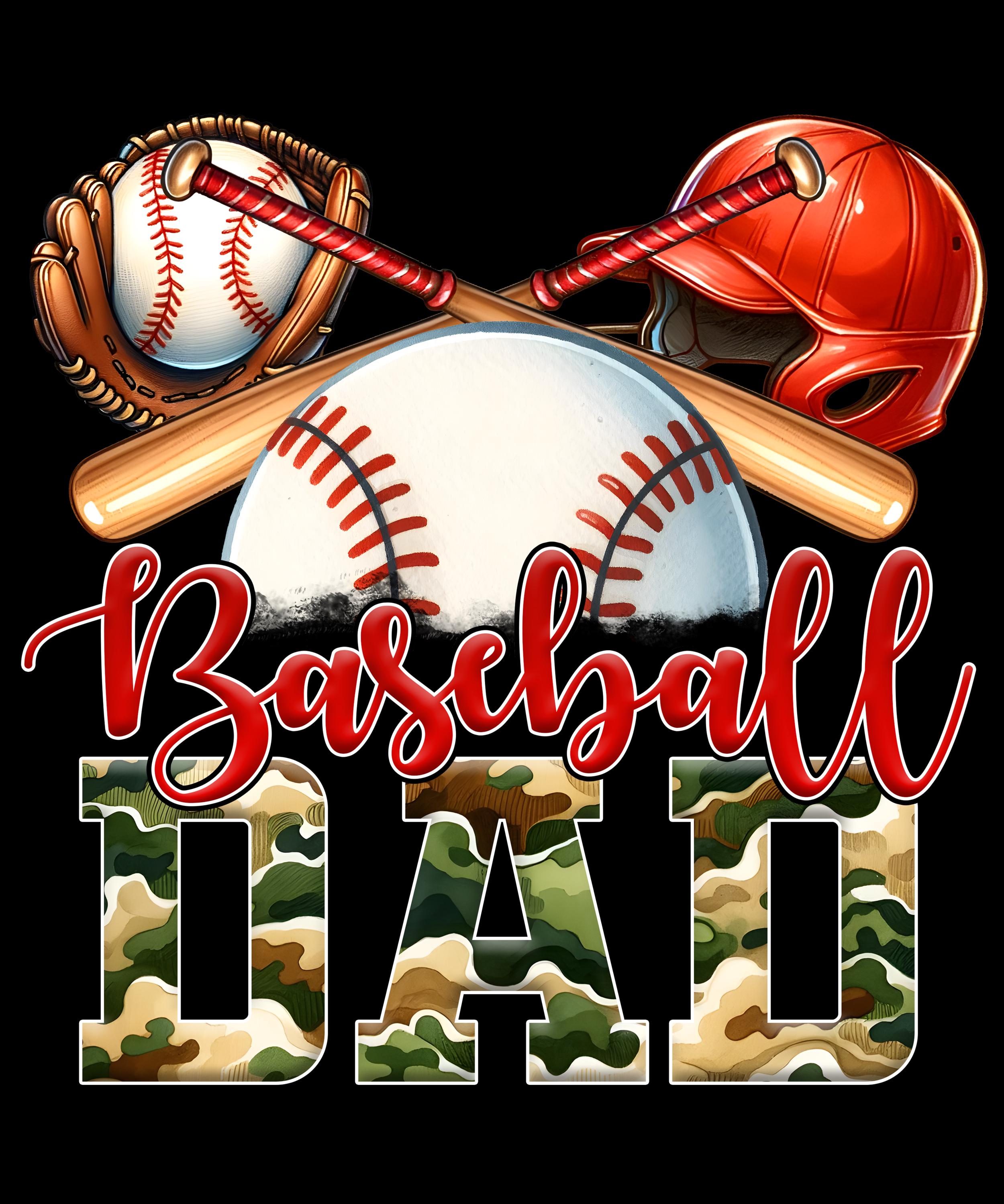 Baseball Dad Png - 5 Designs - Etsy