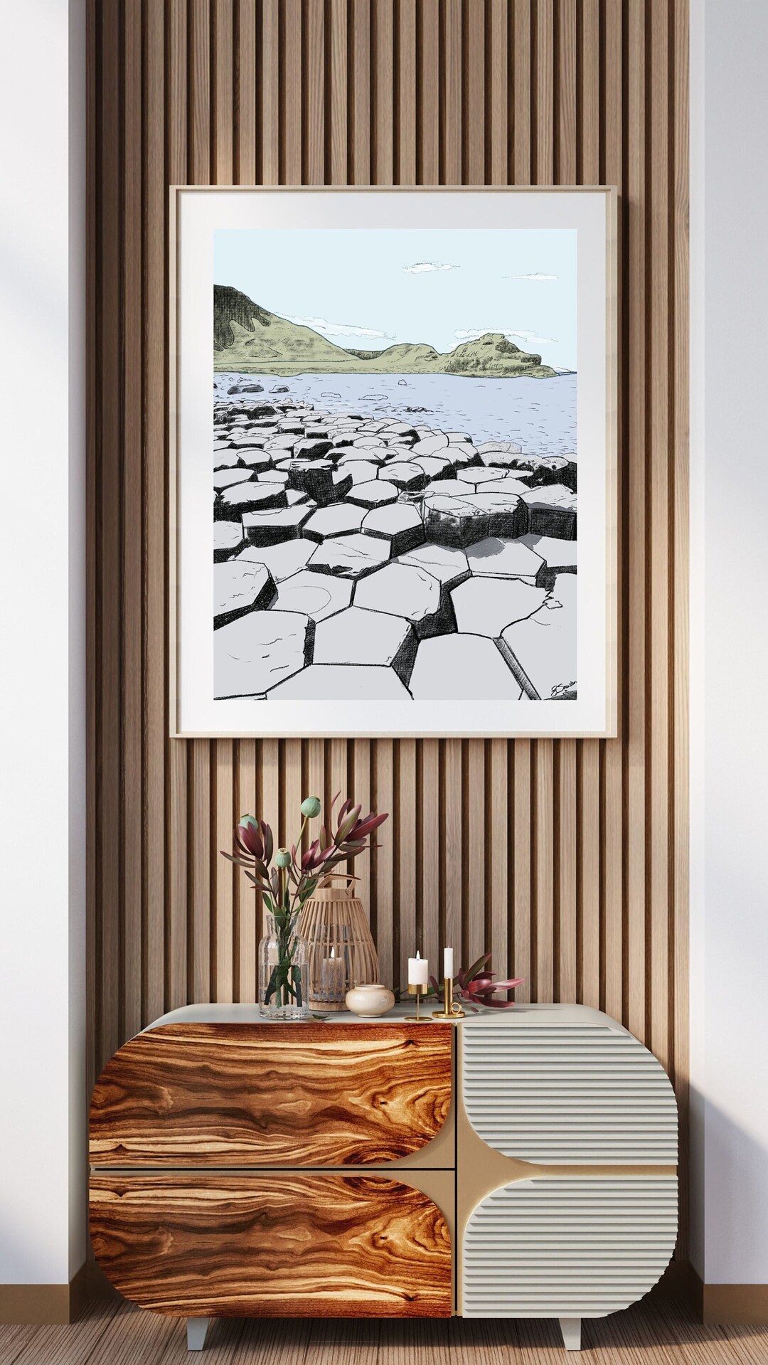 The Giant's Causeway Colour - Etsy
