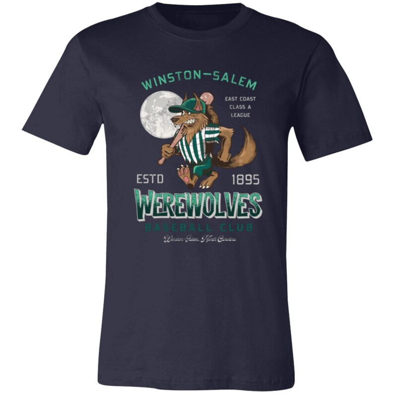 Defunct Baseball Team, Winston-salem Werewolves Retro Minor League ...