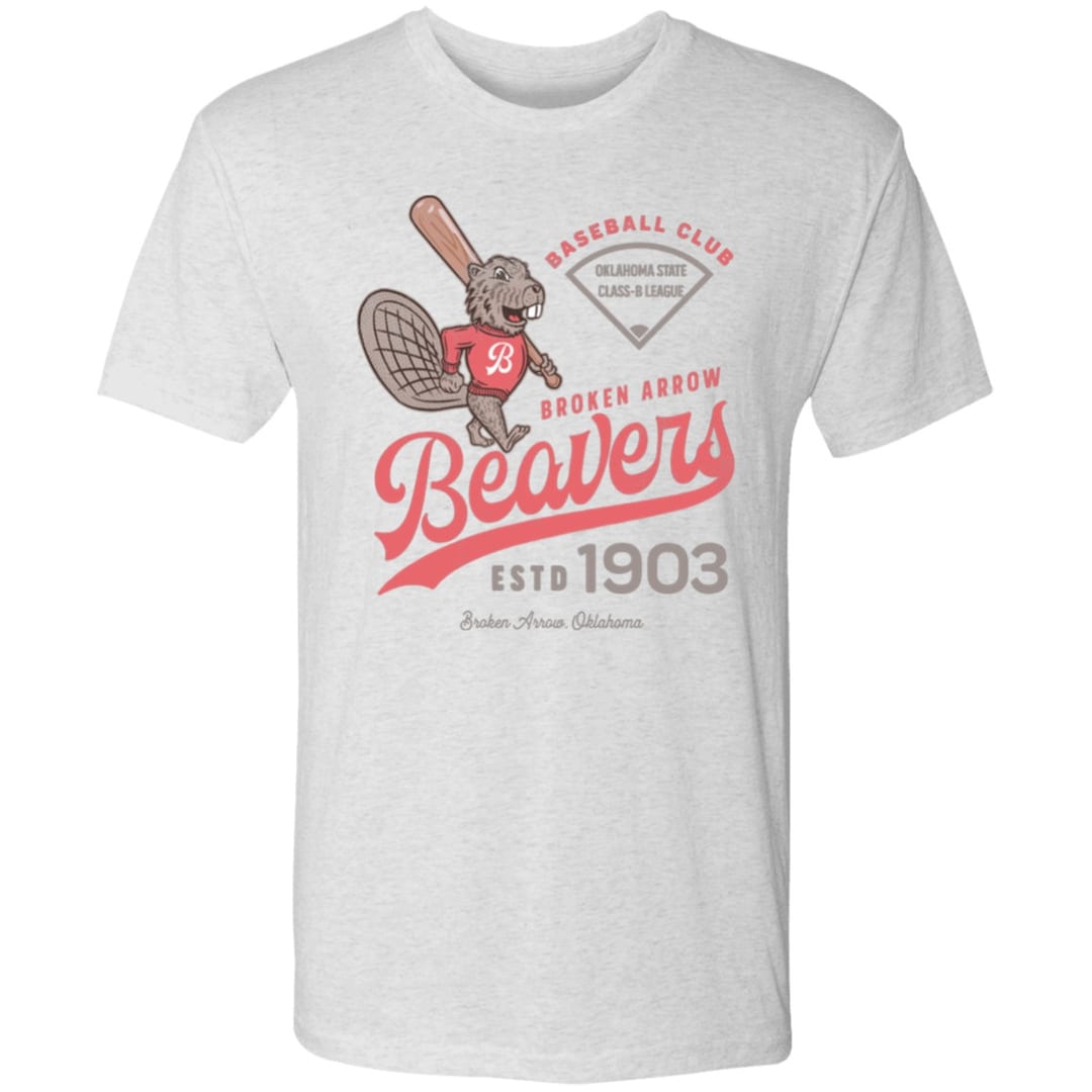 Retro Broken Arrow Beavers T-shirt, Vintage Baseball Triblend - Etsy