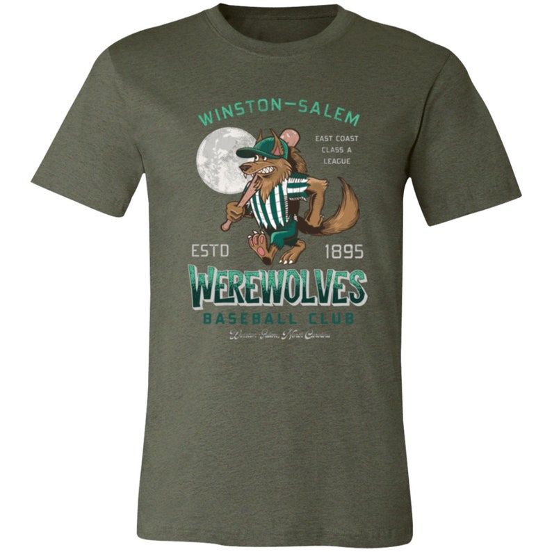 Defunct Baseball Team, Winston-salem Werewolves Retro Minor League ...