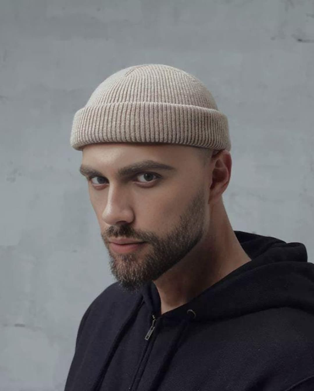 Fisherman Beanie Made in USA / Trawler Hat / Docker Cap / Knit Beanie ...