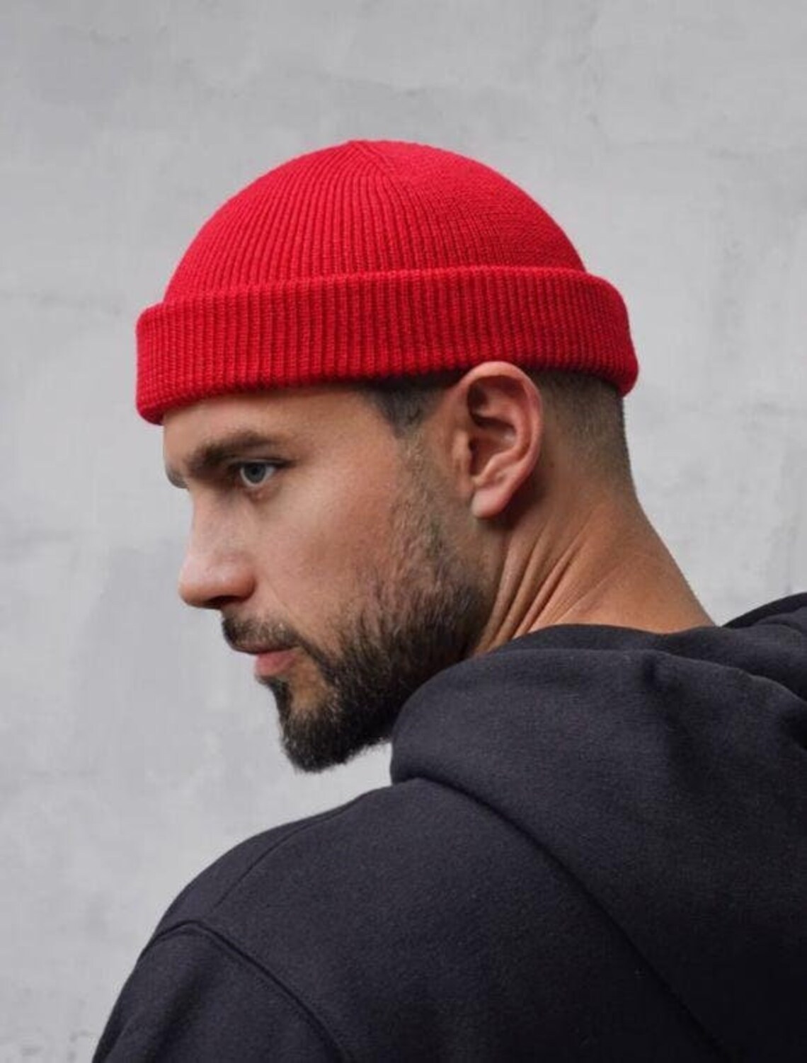 Fisherman Beanie / Trawler Hat / Docker Cap / Cotton Beanie / Knitted ...