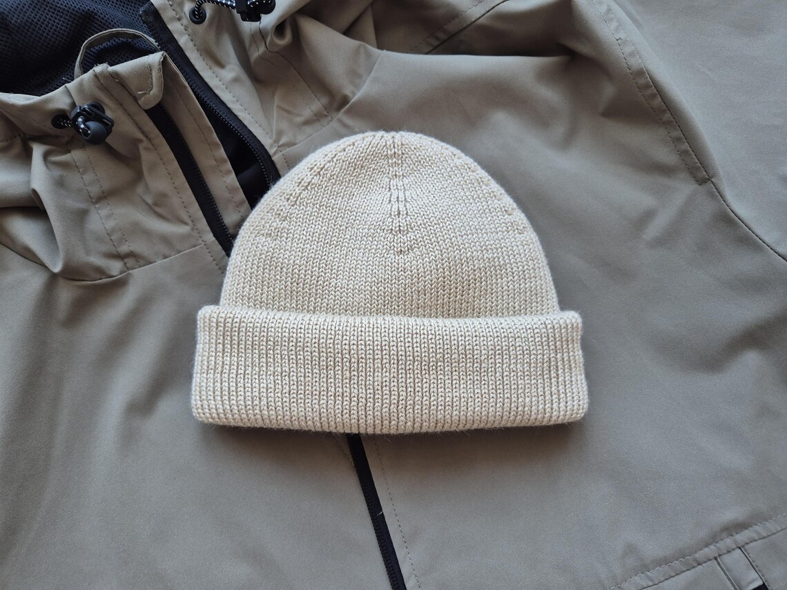 Handmade Fisherman Beanie: USA Knit Trawler Hat, Docker Cap - Etsy