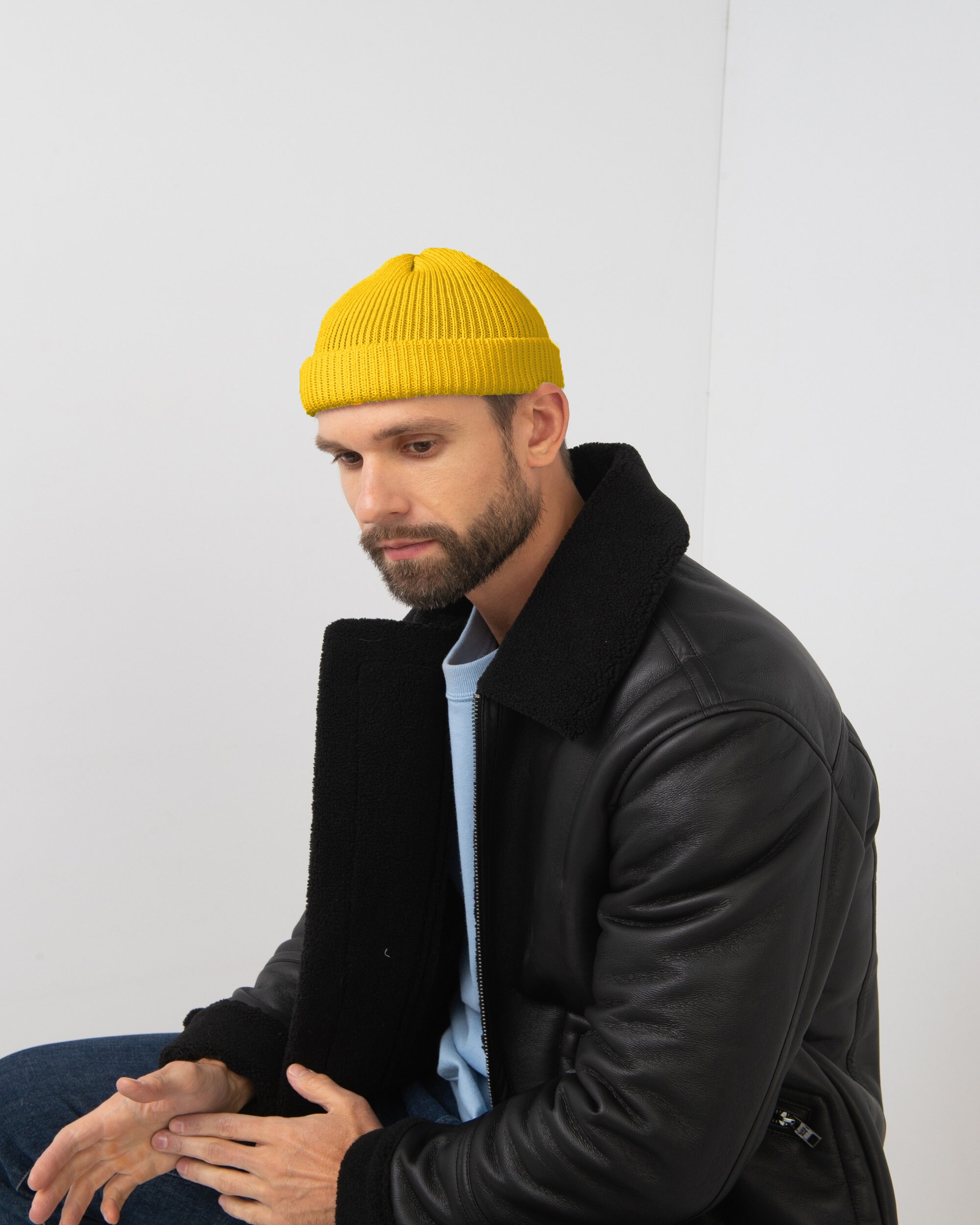 Fisherman Beanie / Trawler Hat / Docker Beanie / Knitted Handmade Hat ...