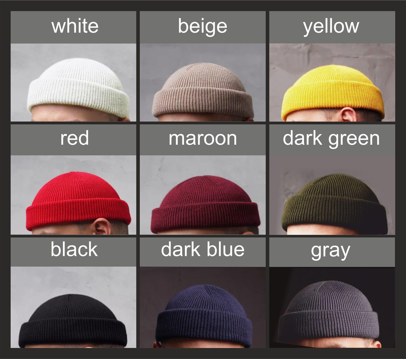 Fisherman Beanie / Trawler Hat / Docker Cap / Cold Weather Beanie ...