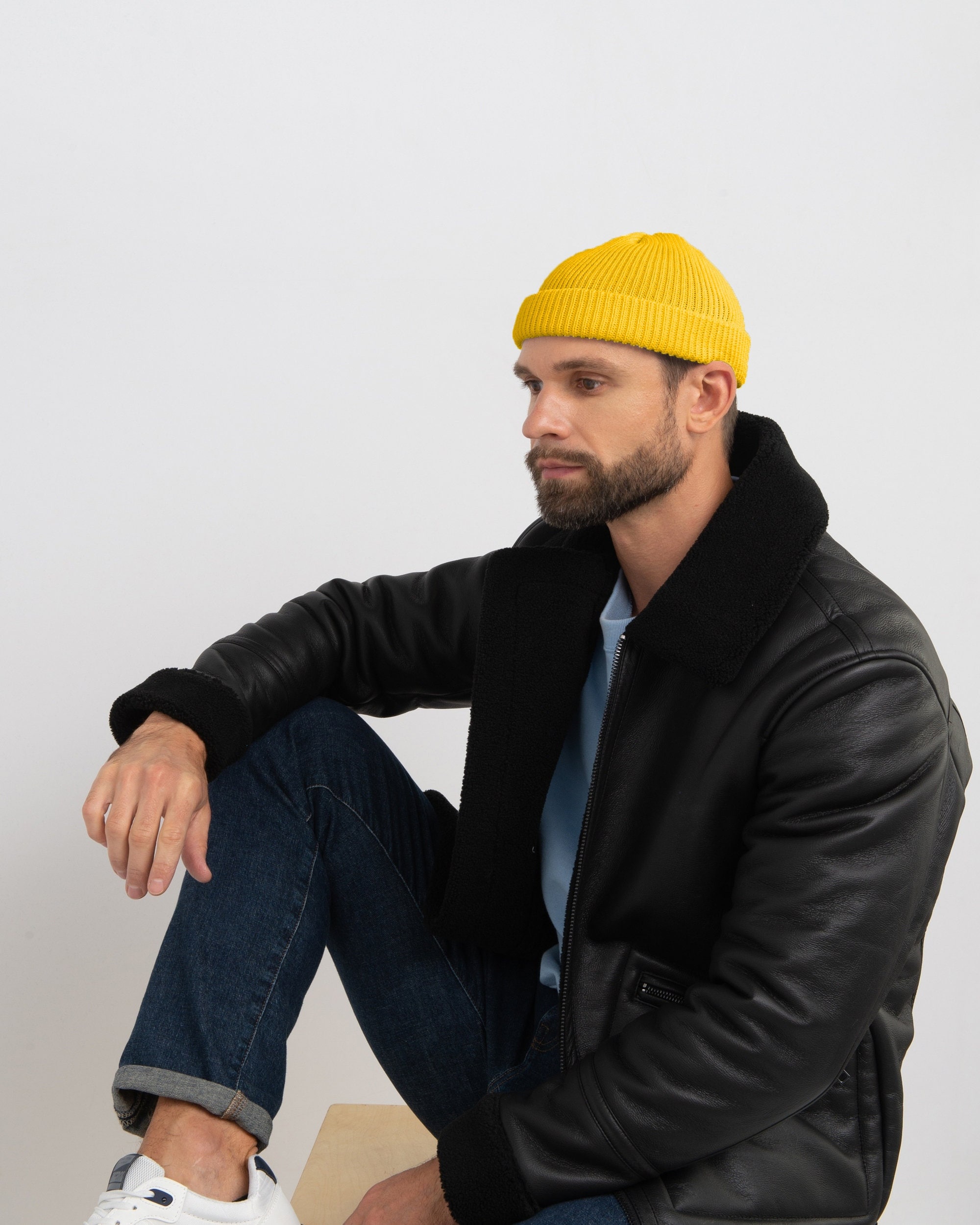 Fisherman Beanie / Trawler Hat / Docker Beanie / Knitted Handmade Hat ...