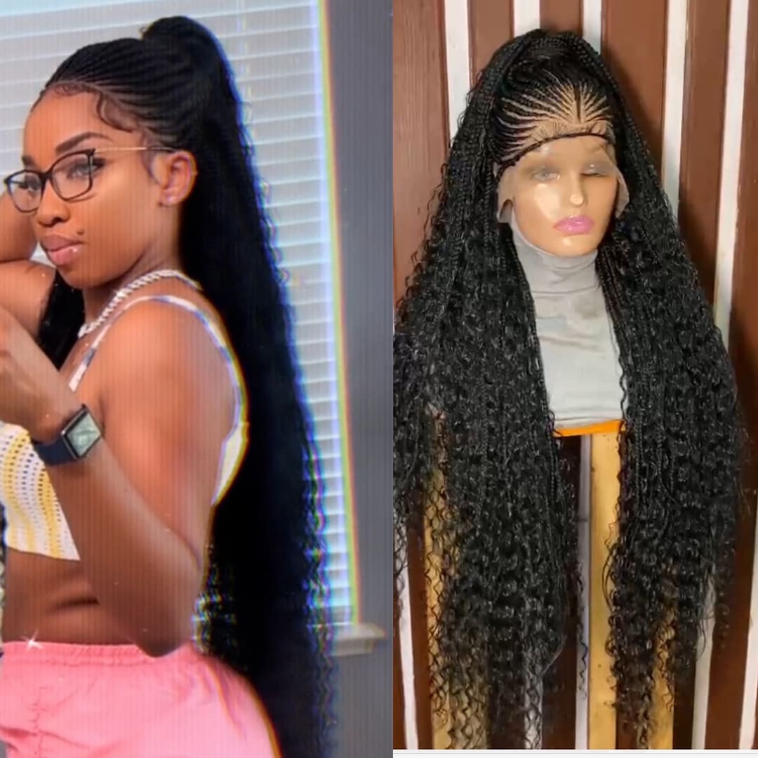 Cornrows Boho Braids - Etsy