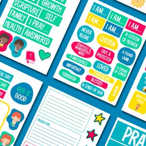 Kids Prayer Board Starter Kit | Prayer Board Template for Kids, Prayer ...