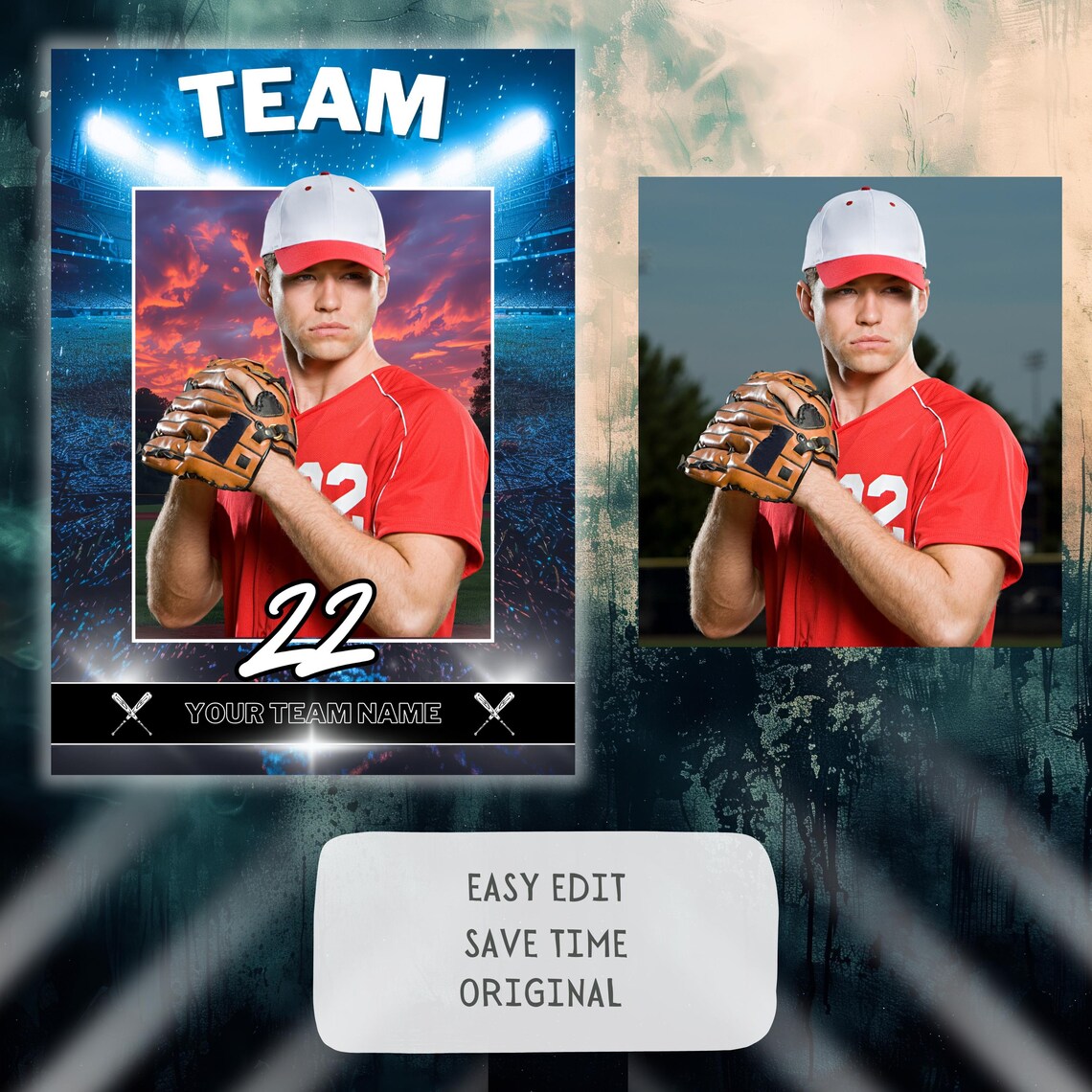 Baseball Banner Template: Custom Senior & Softball Posters (canva ...