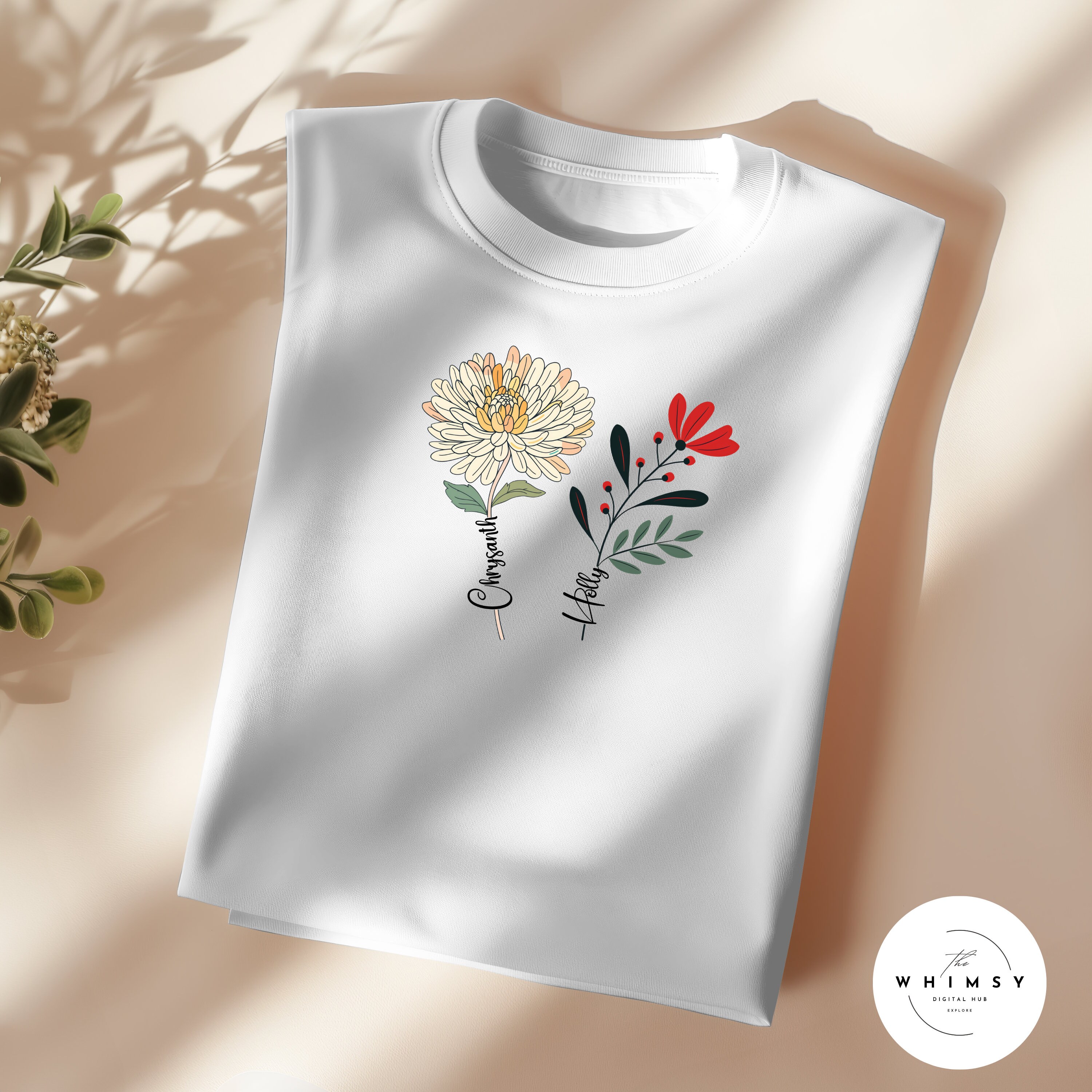 Custom Birth Flower Svg Bundle Color Birth Flower Png Bundle Canva ...