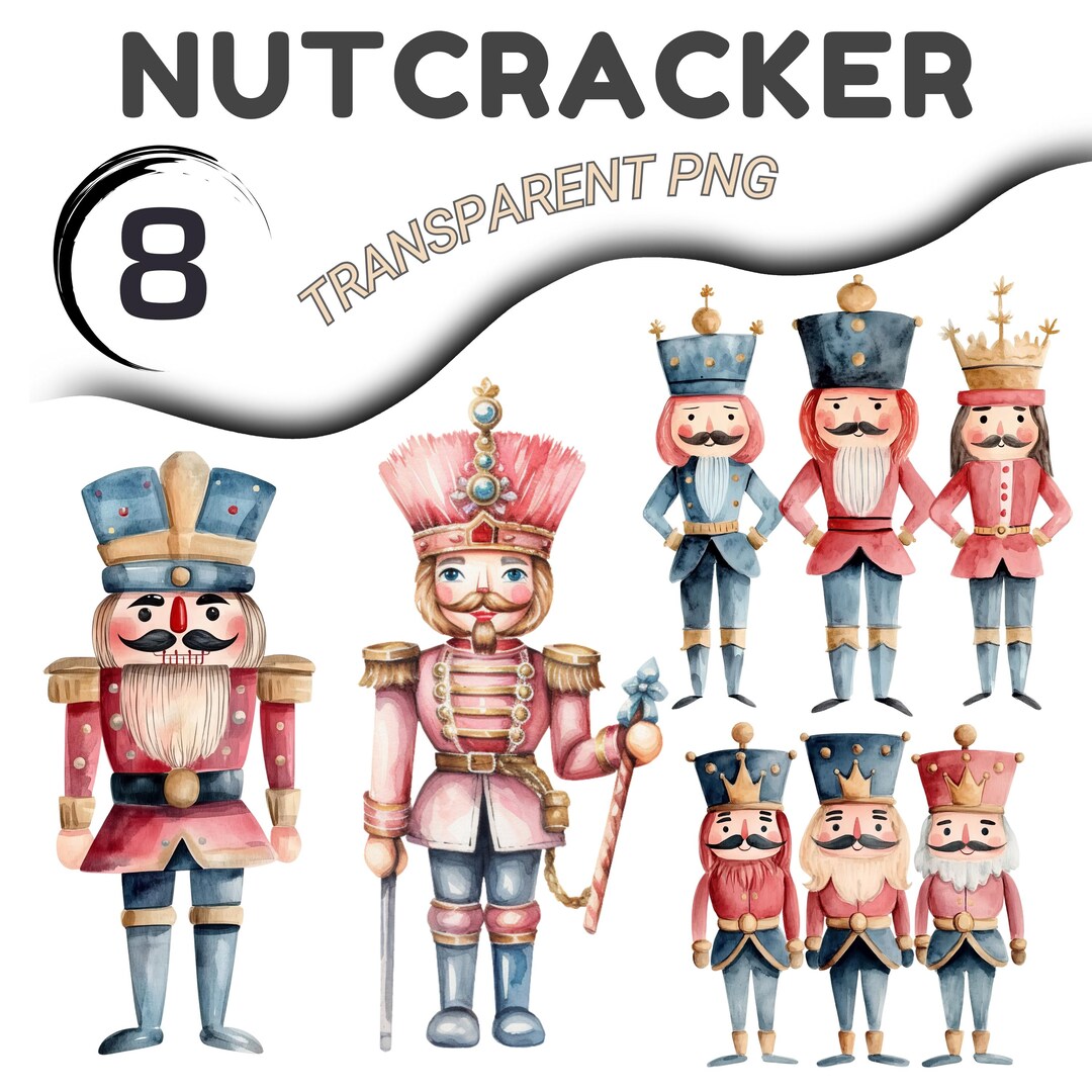 Watercolor Nutcracker Clipart Nutcracker Graphic PNG Nutcracker Junk ...