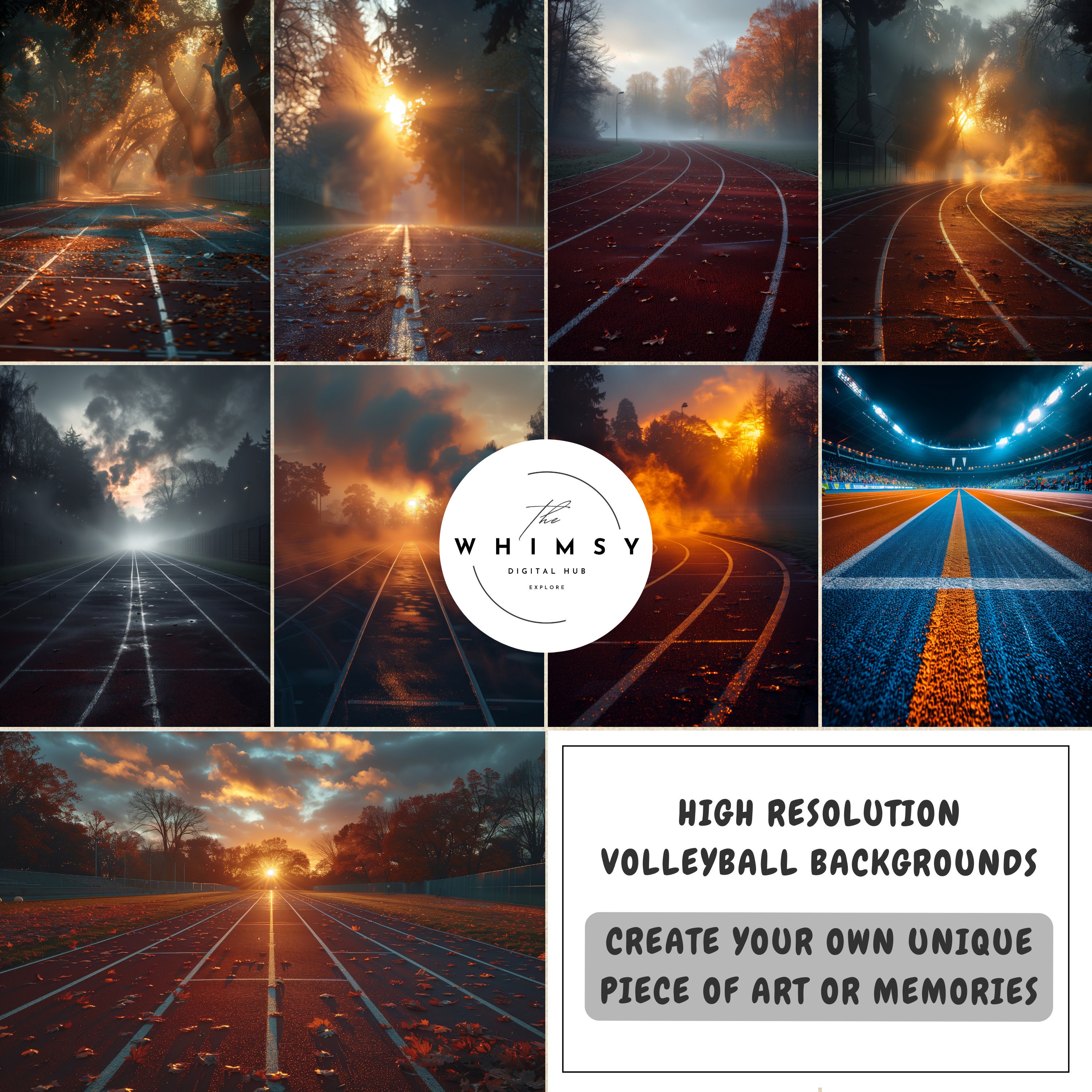 Running Backdrops Athletic Oval Background Bundle Sport Backdrop Track ...