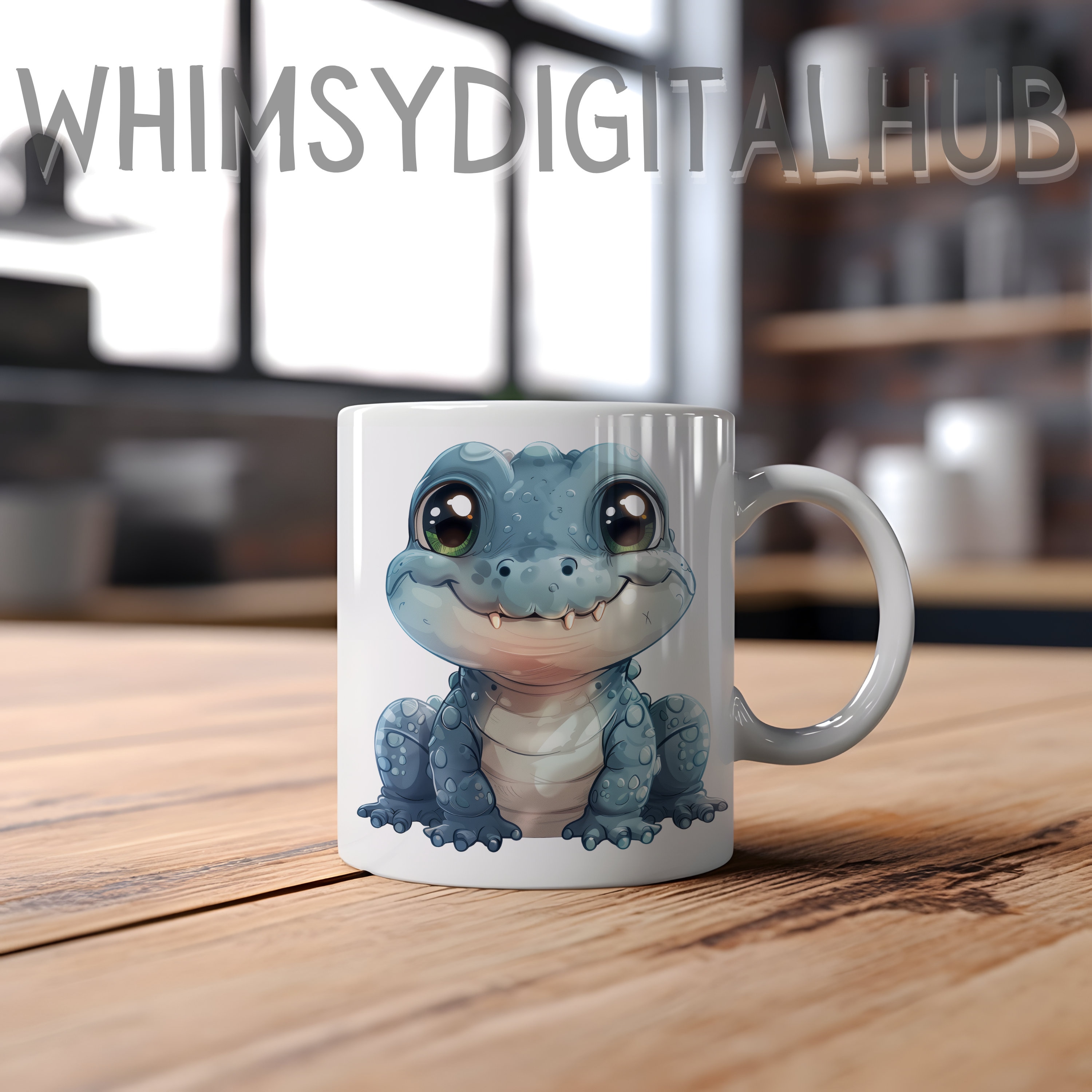 Baby Crocodile Clipart PNG Watercolor Crocodile Png Bundle Cute ...