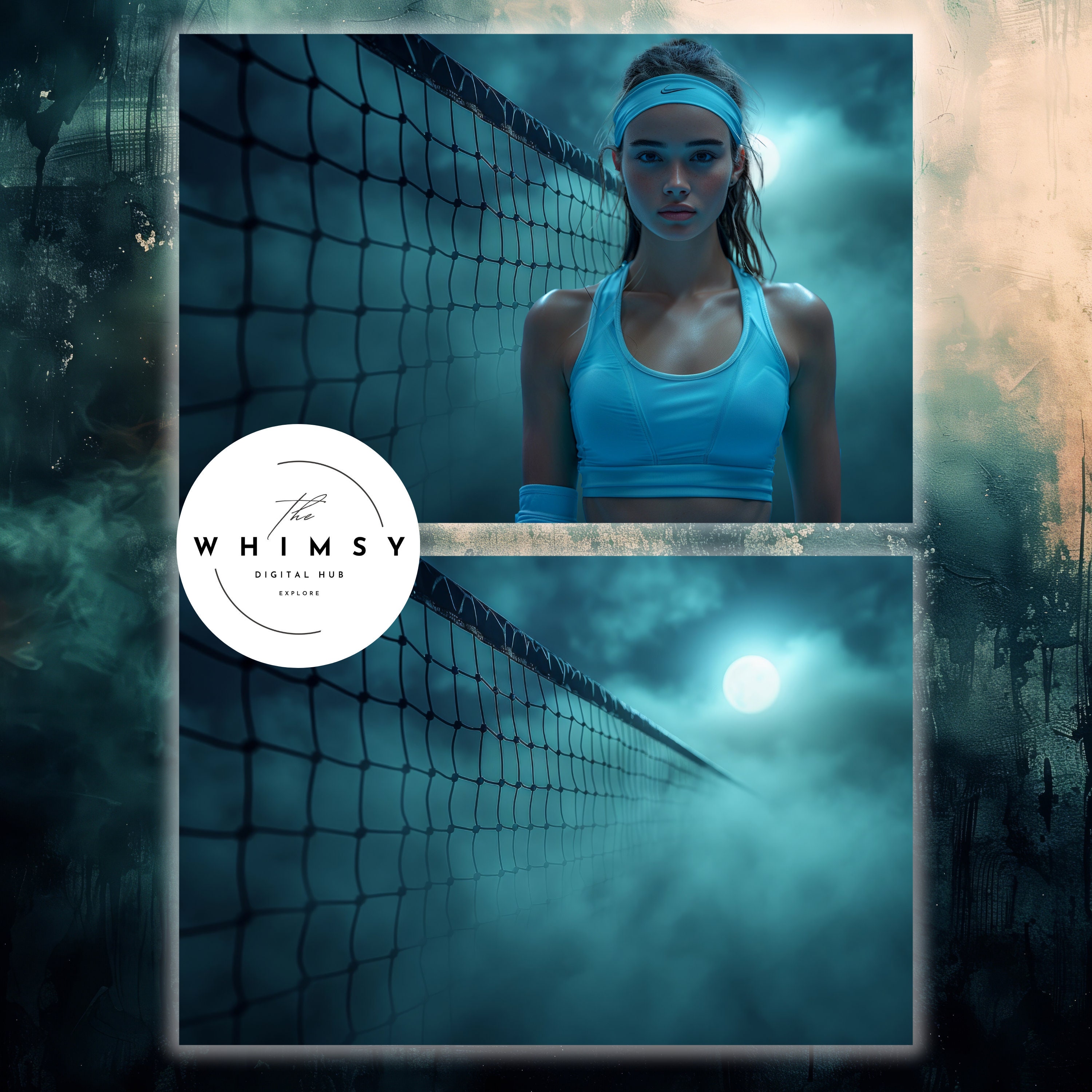 26 Volleyball Photo Backgrounds: Sport Court Backdrop (digital Download ...