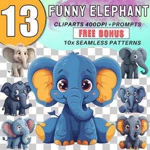 Nursery Elephant Clipart Cute Elephant Clipart PNG Baby Elephant Png ...