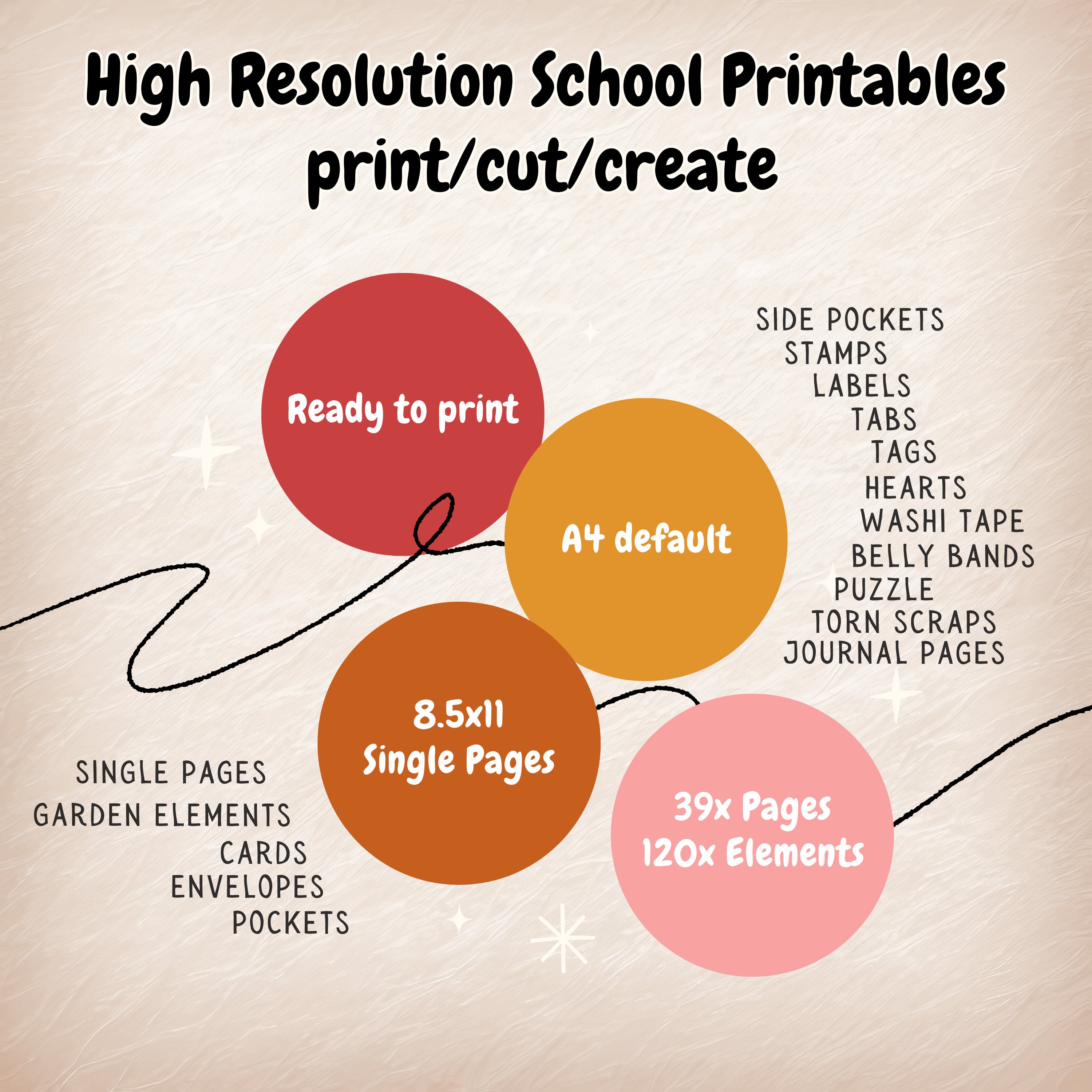 School Junk Journal Printables School Journal DIY Kit Back to School ...