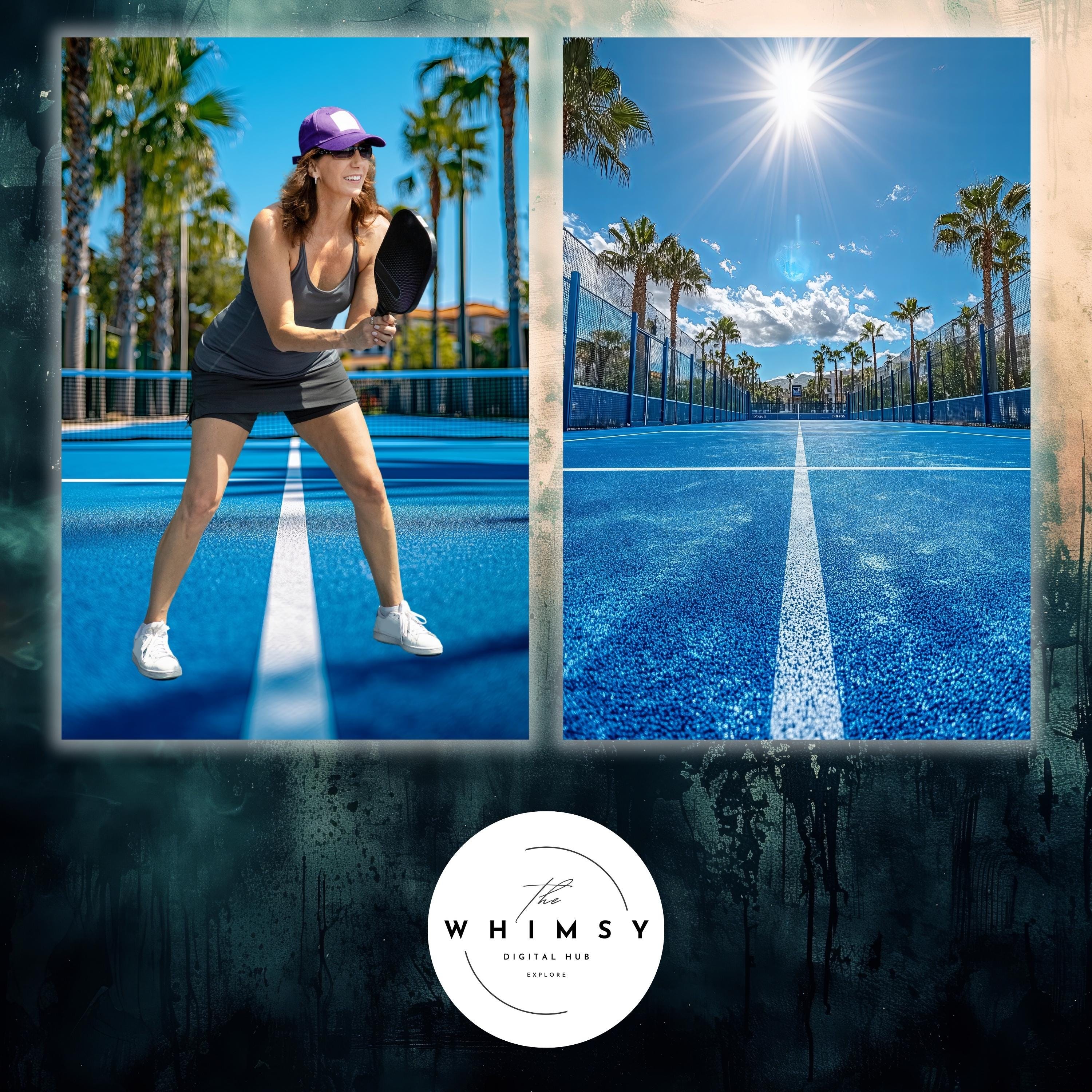 Pickleball Sport Digital Backgrounds: Photo Overlays (JPG) - Etsy