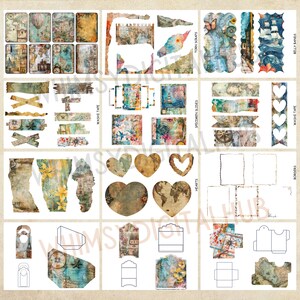 Junk Journal Printables Travel Journal DIY Kit Travel Junk Journal ...