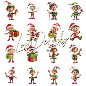Elf PNG Clipart 3D Christmas Elf PNG Cute Christmas Character Cliparts ...