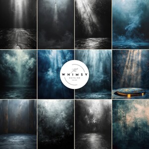 Old Master Portrait Backdrops: Moody Fine Art Studio (digital Download ...