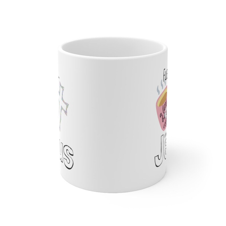 Fueled by Coffee and Jesus | Large Coffee Cup | Jesus Mug | Cross ...