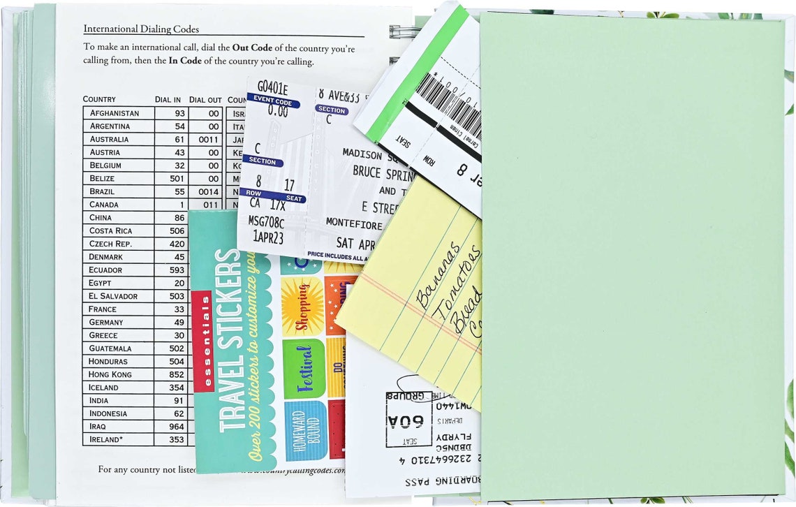 Eucalyptus Large Address Book - Etsy