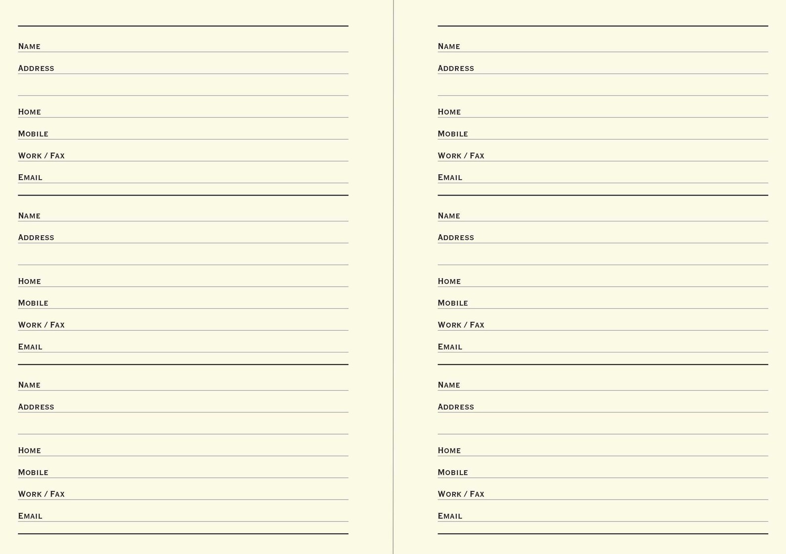 Marble Large Address Book - Etsy