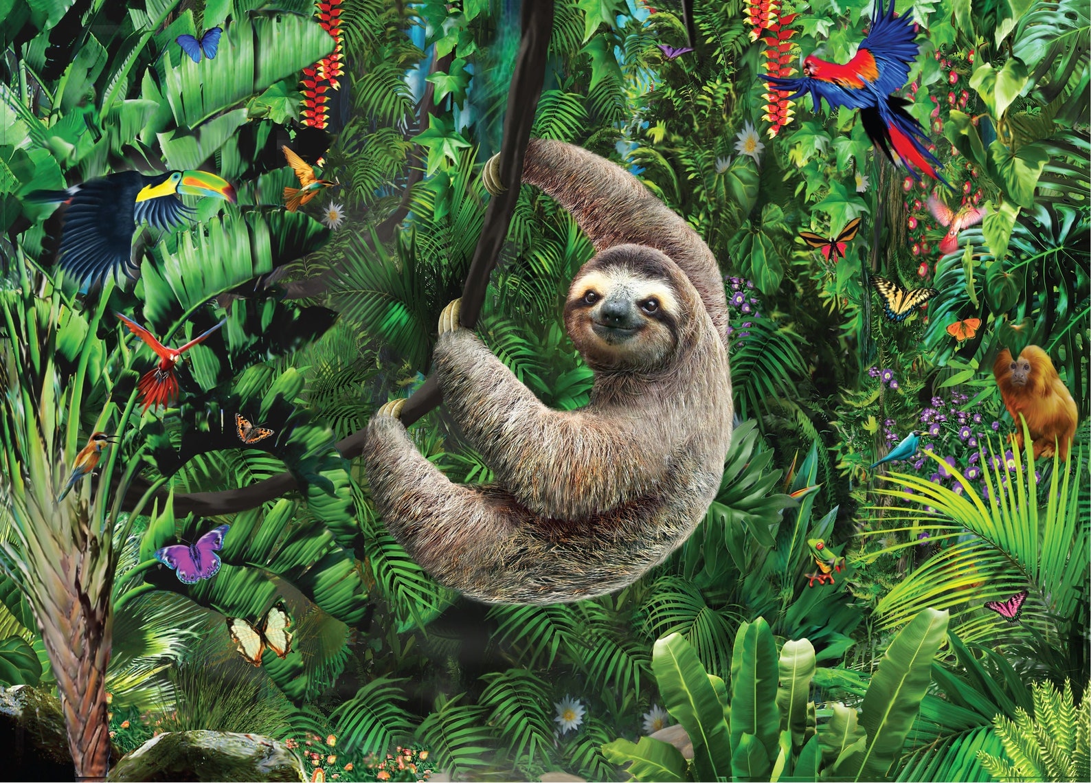 Sloth 1000 Piece Jigsaw Puzzle - Etsy